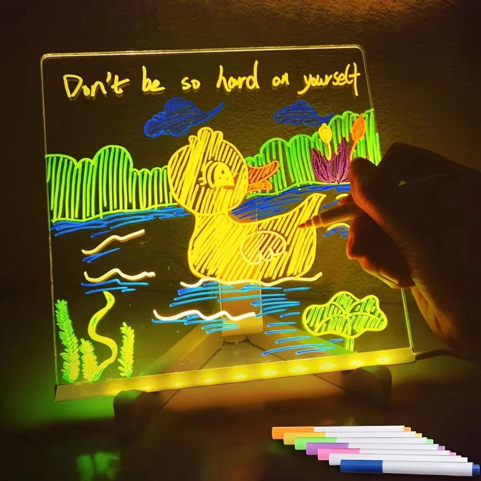 GlowBoard™ LED Drawing Board - Unleash Creativity & Fun – OozyHome